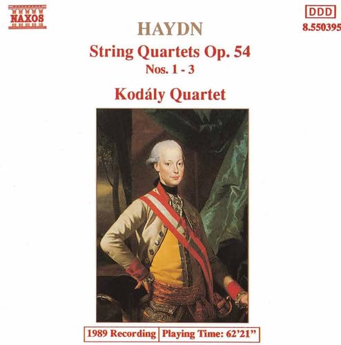 String Quartets Op 54, 1-3 : Haydn / Kodaly Quartet, Haydn, J, Kodaly Qrt, Kodaly Qt: Amazon.in ...