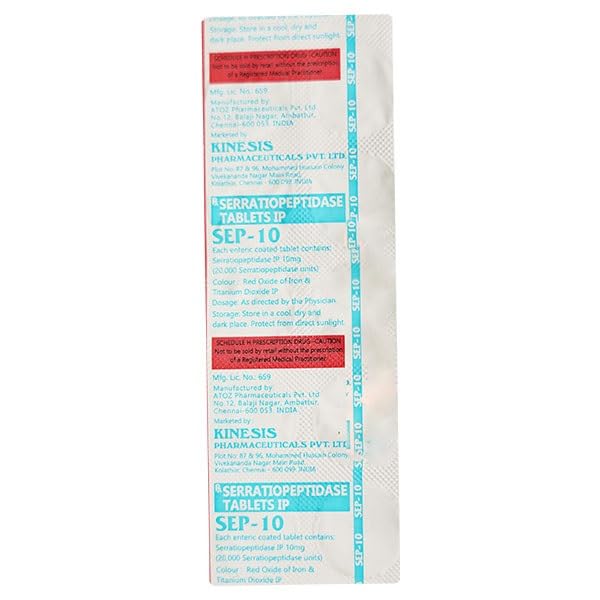Buy SEP 10MG - Strip of 10 s Online at desertcartINDIA