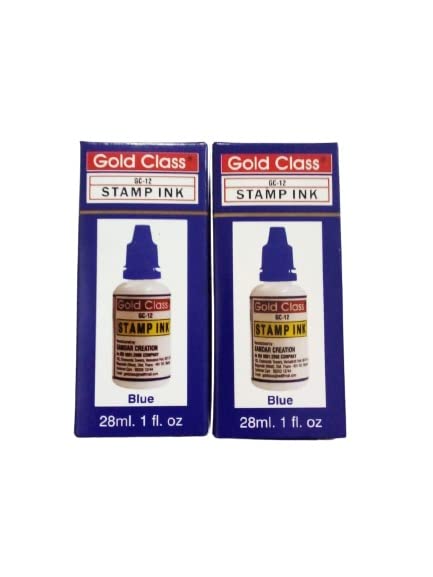 Gold Class Stamp Ink for Self Ink and Reinking for All Stampads(28ml ...