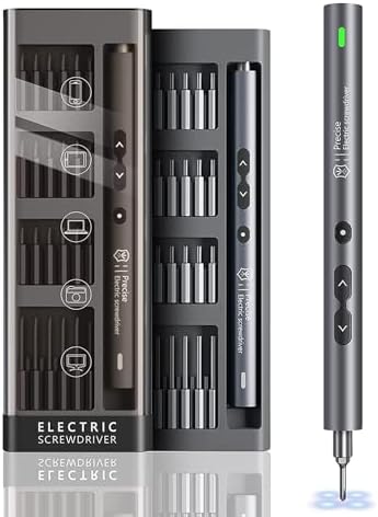 Mini Electric Screwdriver, LIFEGOO Precision Screwdriver Set with 48 ...