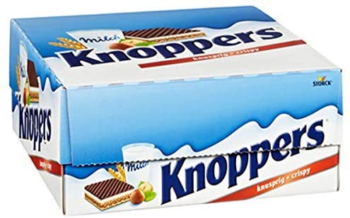 Buy Knoppers Full Box 24x75gr (Bigger Size) Chocolate Wafer Wrapped ...