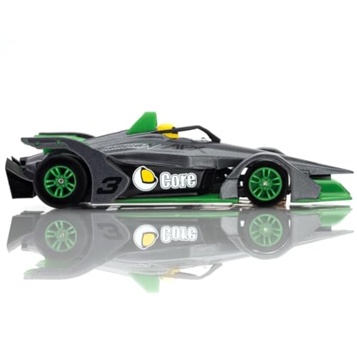 AFX 22064 Mega-G+ Formula N #3 Silver/Green HO Slot Car Set