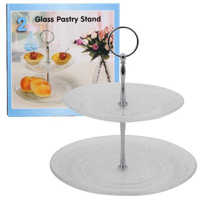 Glass Pastry Stand : Amazon.in: Home & Kitchen