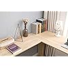 WestWood Computer Desk PC Table Study Gaming Desktop L-Shaped Home ...