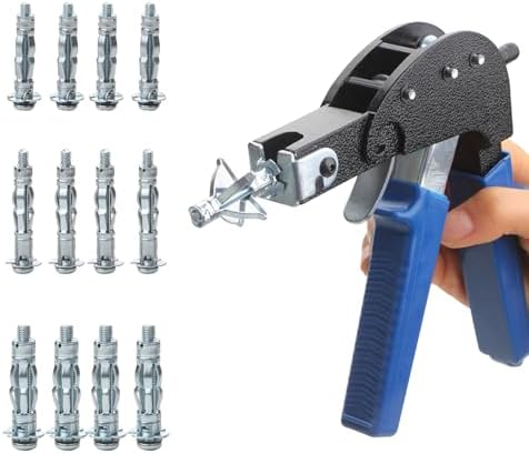 Amazon.com: Wall Anchor Setting Tool with 72pcs Molly Bolt Hollow Drive ...