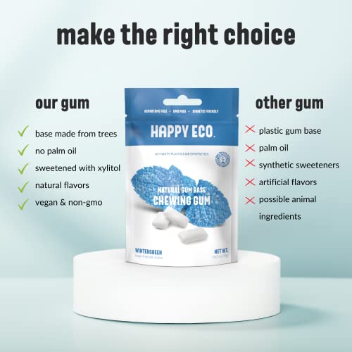 Natural Chewing Gum (72 Pc) - Organic Xylitol Gum Sugar Free ...