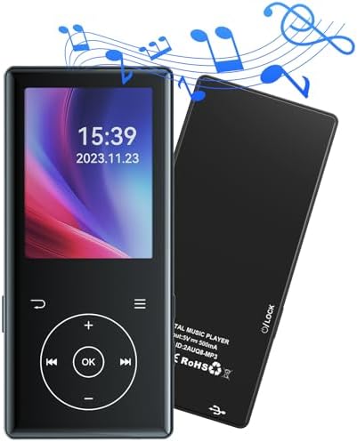 128GB MP3 Player with Bluetooth 5.2, AiMoonsa Music Player with Built ...