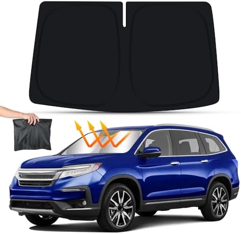 Amazon.com: LUNQIN Car Sun Shade for Honda Pilot 2016 2017 2018 2019 ...