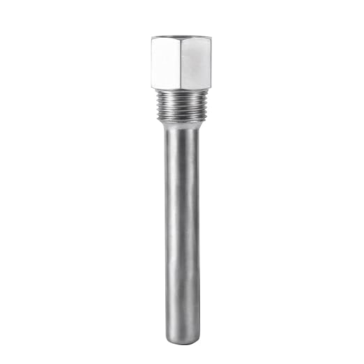 Termopozo de acero inoxidable Roscas de 1/2 "NPT para sensores de ...