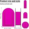 Amazon.com: Hot Pink Acrylic Vase, Modern Acrylic Geometric Wide Mouth ...