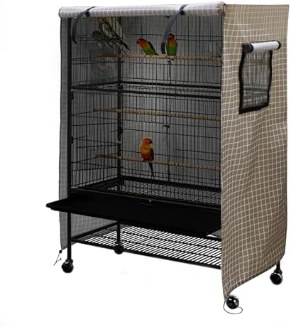 Amazon.com: DECKALY Universal Bird Cage Cover, Dark Colored Drape for ...