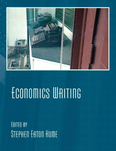 Economics Writing: 9780555003268: Economics Books @ Amazon.com