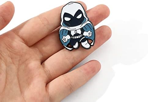 Amazon.com: Moon Knight Series Pin Comics Metal Enamel Pin Backpack ...