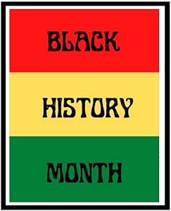 Amazon.com: ShopHaven Black History Month Wall Art, African American ...