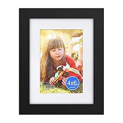 Amazon.com - 6x8 inch Picture Frame Made of Solid Wood and High ...