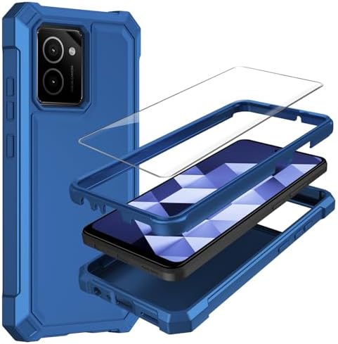 Amazon.com: for HMD Vibe case, with Tempered Glass Screen Protector 360 ...