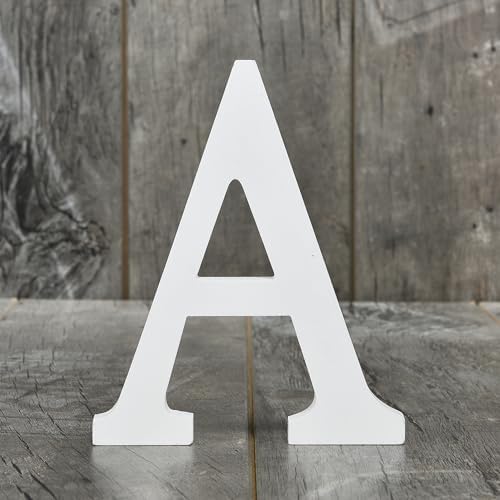 Amazon.com: VSHILI 10 Inch Wooden Letter A for Wall Decor, Large Wood ...