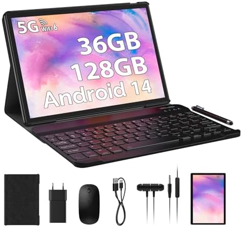 PIXPEAK Tablet 10 Pulgadas Android 14.0 con 5G WiFi Tablet, 36GB RAM+ ...