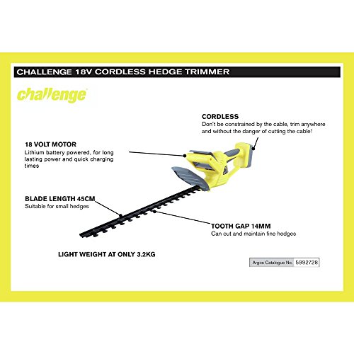 Challenge Cordless Hedge Trimmer - 18V | Garden Outdoor Store