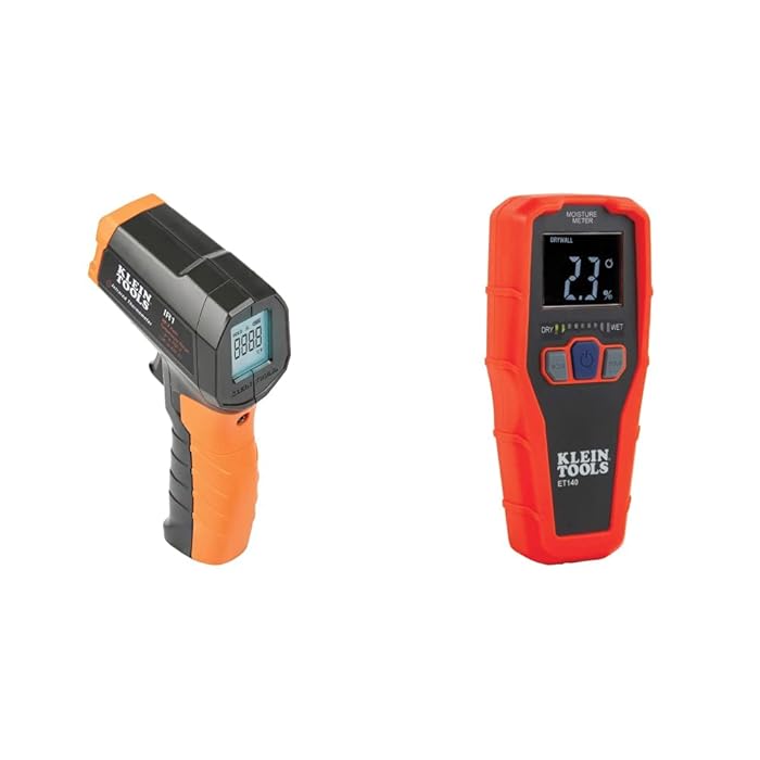 Buy Klein Tools IR1 Infrared Thermometer, Digital Laser Gun is Non ...