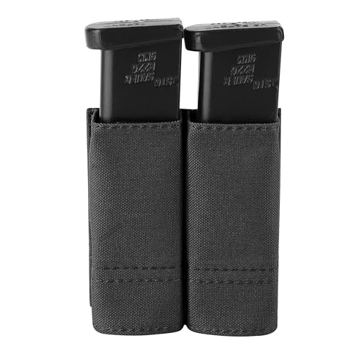 Tactical Pistol Magazine Pouch, Double Pistol Mag Pouch 9mm Pistol Mag ...