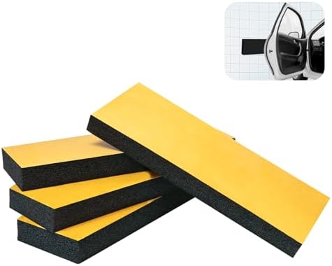 4 Garage Wall Protectors, 30 x 10 x 3 cm, Self-Adhesive Car Door Wall ...