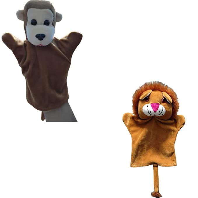 Buy Ritu Shubhman's Creation Monkey & Lion Storytelling Hand Puppets ...