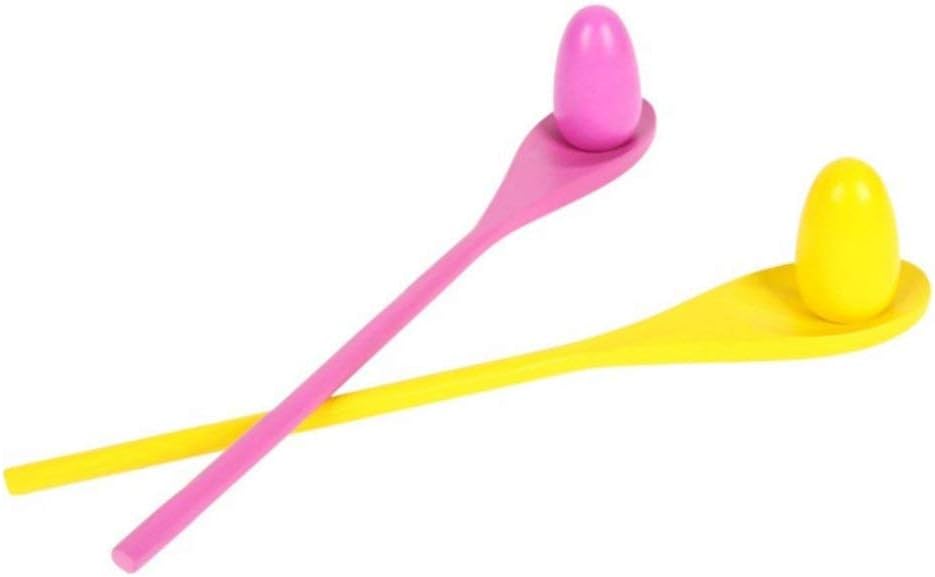 Xrten 12 Pcs Egg And Spoon Relay Game, Egg And Spoon Race Game For ...