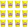 Amazon.com: Play-Doh Bulk 12-Pack of Yellow Non-Toxic Modeling Compound, 4-Ounce Cans : Toys & Games