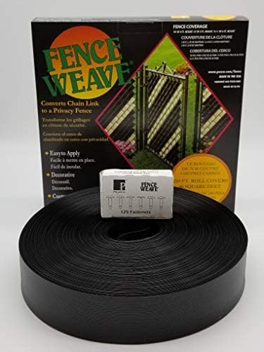 Amazon.com : Pexco Brand Fence Weave 250' Roll - Black - Made in The ...