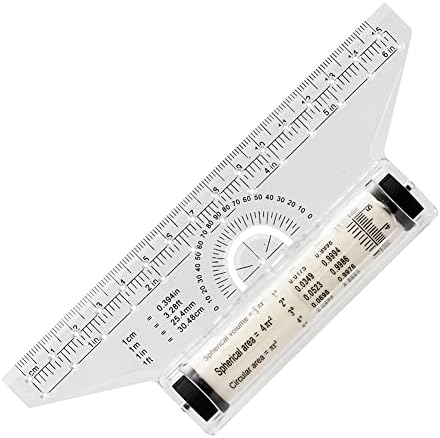 Amazon.com: Surakey 1 Pieces Plastic Measuring Rolling Ruler, Drawing ...