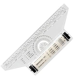 Plastic Measuring Rolling Ruler, Rolling Parallel Ruler, Multi-Purpose ...