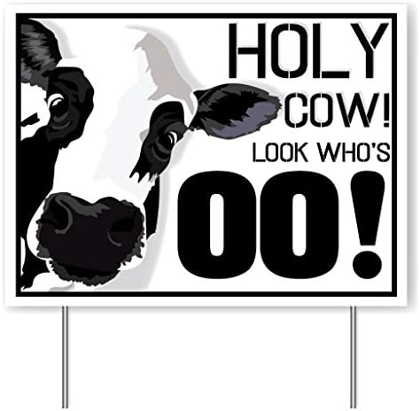 Amazon.com : Big Dot of Happiness Holy Cow - It's Your Birthday - Yard ...