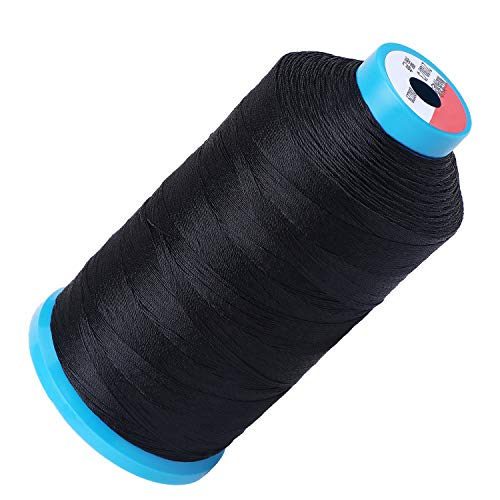 Neitsi-Black Bonded Nylon Sewing Thread Strong #69 T70 1500yds for ...