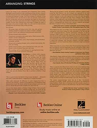 Snapklik.com : Arranging For Strings Book/Online Audio