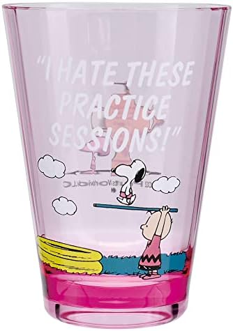 Amazon｜大西賢製販 スヌーピー コップ PEANUTS アクリルタンブラーストライプ(約340ml) ピンク PI-902｜タンブラーグラス オンライン通販