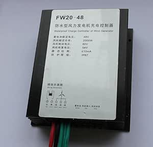 2000w rectifiers Water Proof Mini Wind Charge Controller DC 48v 96v 2kW ...