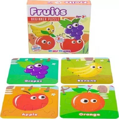 Toy Box Puzzle Fruits Kids Toys for Age 3 to 5 Year Baby Boys & Girls ...