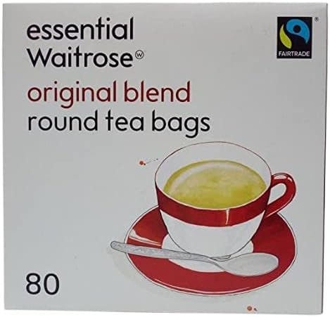 Amazon.com : Original Blend Round Tea Bags essential Waitrose 240 per ...