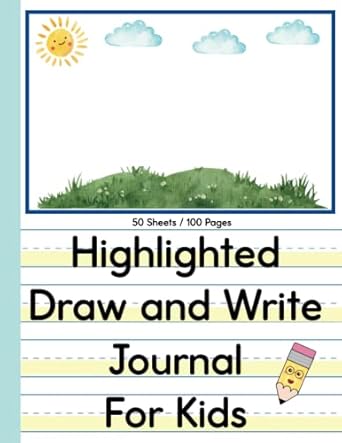 Amazon.com: Highlighted Draw and Write Journal for Kids: Adaptive Paper ...