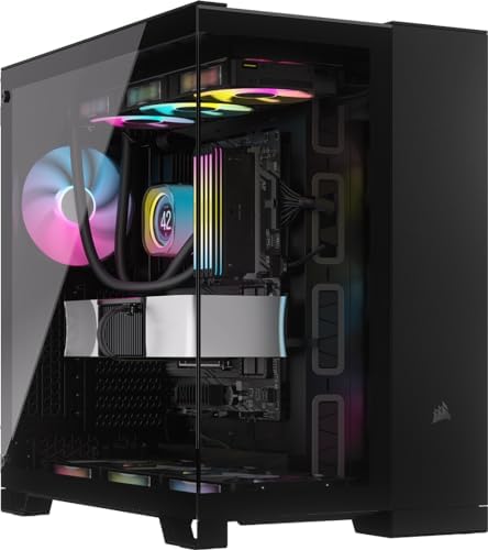 CORSAIR 3500X Mid-Tower ATX PC Case – Panoramic Tempered Glass ...