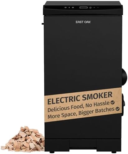 Amazon.com : EAST OAK 30-Inch Electric Smoker With Side Wood Chip ...