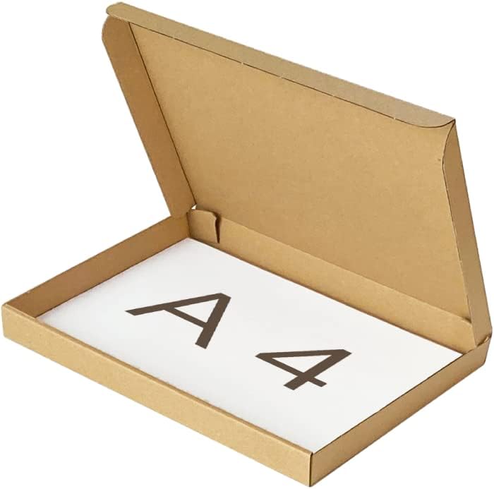 Amazon.co.jp: アースダンボール ダンボール A4 3cm 20枚入 ゆうパケット クリックポスト 箱 ID0671 : 文房具 ...