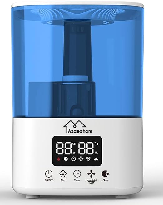 Amazon.com: Azaeahom Smart Humidifier for Bedroom Large Room, 4L Cool ...