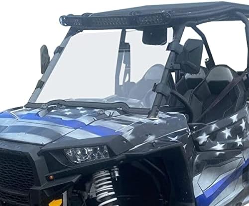 Amazon.com: ECOTRIC Full Clear Windshield - Compatible with Polaris RZR ...