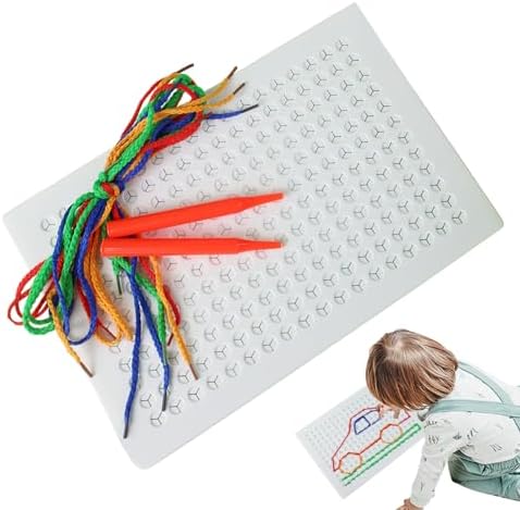 Kids Threading Board – DIY String Weaving Drawing Board Toy, PP Craft ...