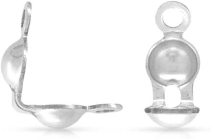 Amazon.com: 20pcs Adabele Authentic Sterling Silver Small Clamshell ...