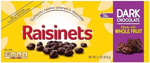Amazon.com : Dark Chocolate Raisinets - Classic Chocolate Covered ...