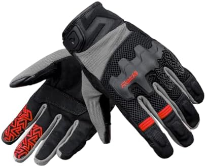 Raida Drift Motorcycle Riding Gloves | Scaphoid Shield Palm Slider | 3D ...
