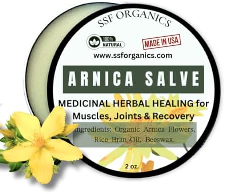 Amazon.com: SSF Organics Arnica Salve Topical Ointments and Balms- Natural Remedy for Skin ...